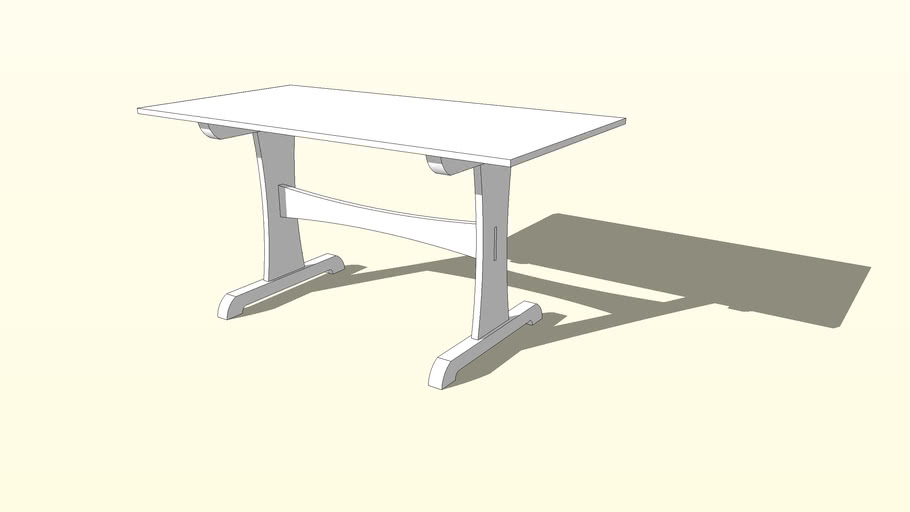 Trestle Table | 3D Warehouse