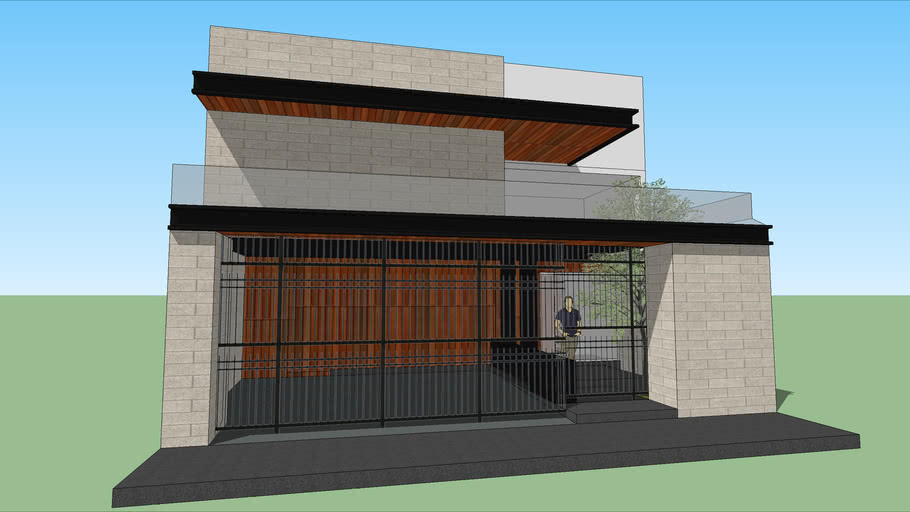 Fachada Casa Habitacion | 3D Warehouse
