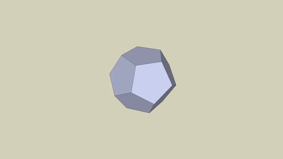 dodecahedron | 3D Warehouse