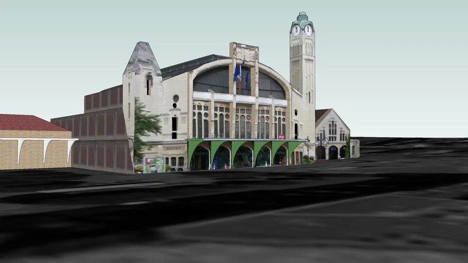 Gare de Rouen-Rive-Droite - old version (new one soon) | 3D Warehouse