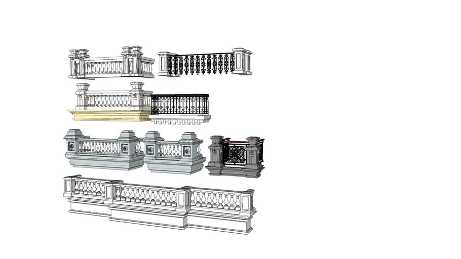 Classical Balusters | 3D Warehouse