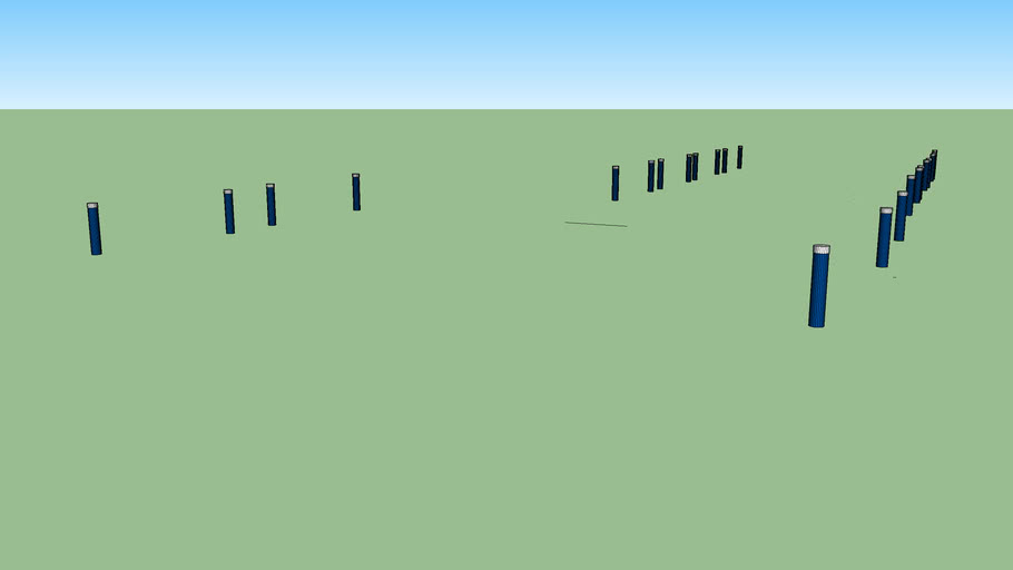 BUBBLE BATH CAR WASH & DOG WASH GUARD POSTS | 3D Warehouse