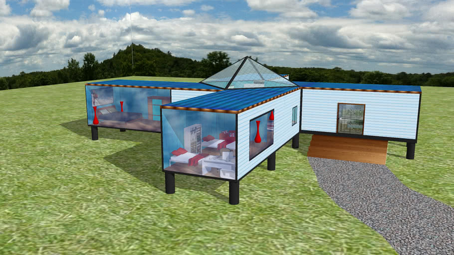 Containers house | 3D Warehouse