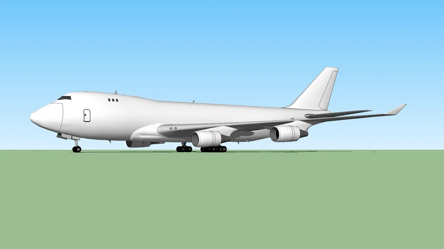 Boeing 747-400F Cargo Plane | 3D Warehouse