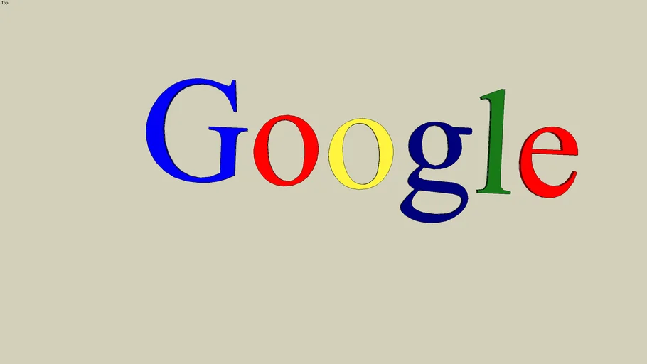 Google Logo | 3D Warehouse
