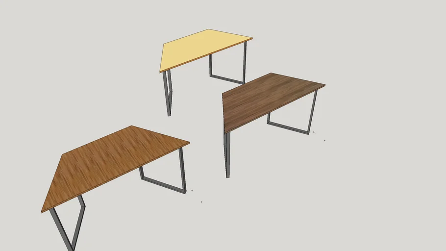 trapeze table | 3D Warehouse