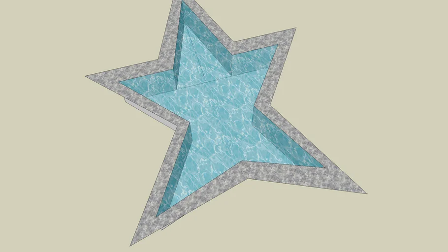 Star Shaped Pool | 3D Warehouse