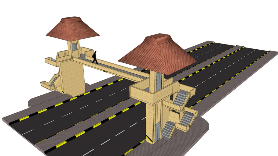 Over Head Road Crossing | 3D Warehouse