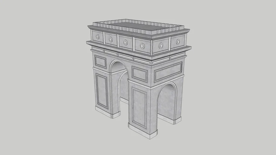 Standard Monument 03 | 3D Warehouse