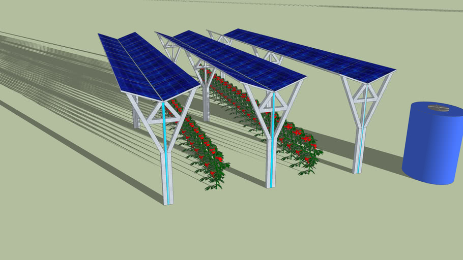 Estructura AGRO PV | 3D Warehouse