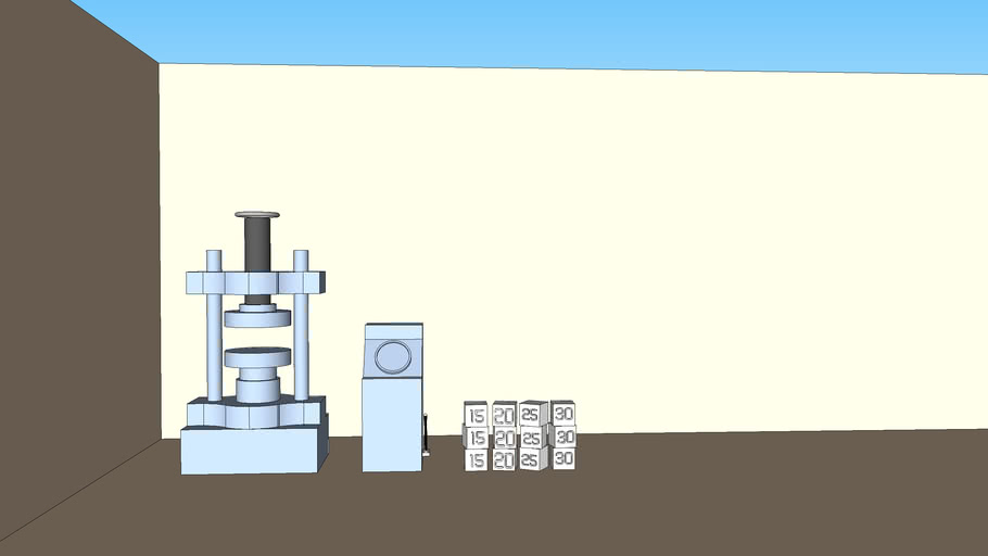 Compressive Strength Testing Machine | 3D Warehouse