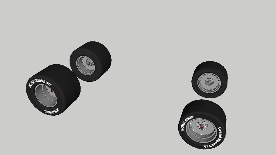 Drag Racing tires | 3D Warehouse