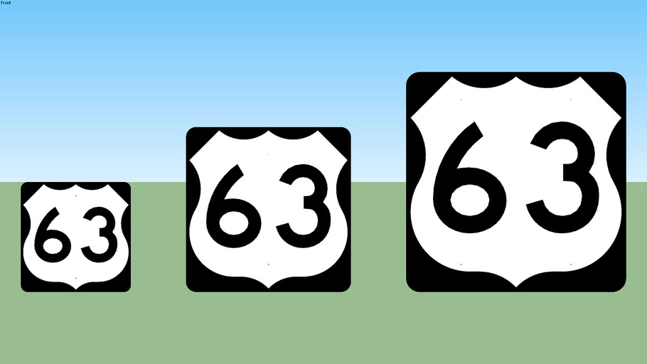 U.S. 63 Sign | 3D Warehouse
