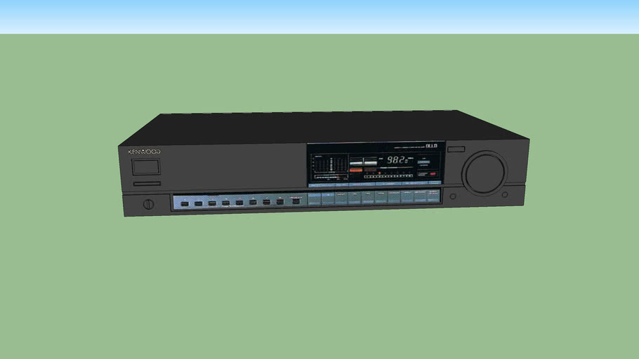 Kenwood KT-3300D stereo tuner | 3D Warehouse