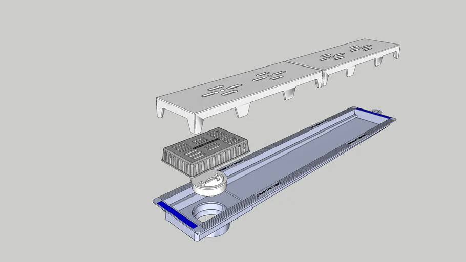 Ralo Linear Novii 50cm Vazado | 3D Warehouse
