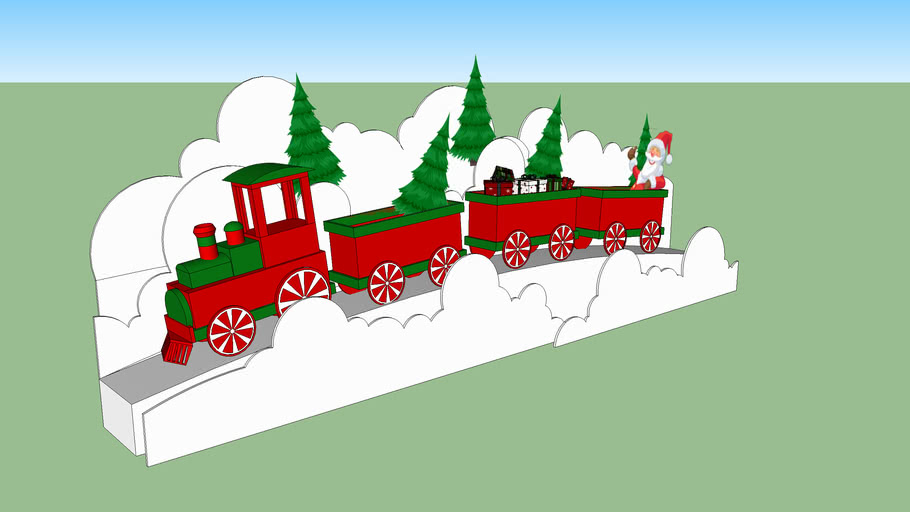 Christmas Train | 3D Warehouse