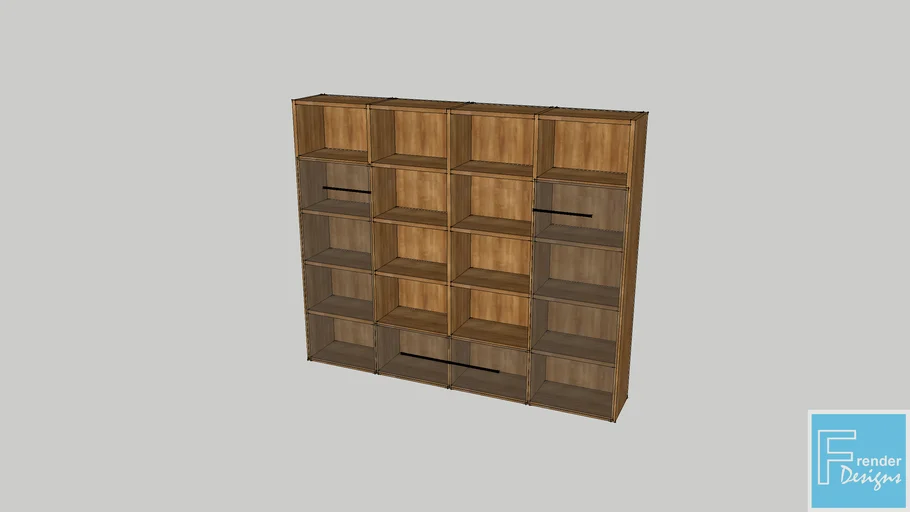 BOOKCASE - LIBRERIA SERIES_04 | 3D Warehouse