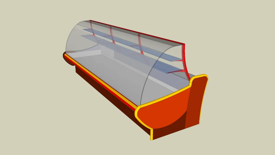 Supermarket cabinet | 3D Warehouse