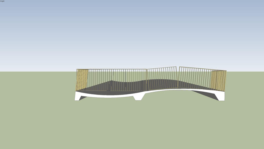 Wave slab walls | 3D Warehouse