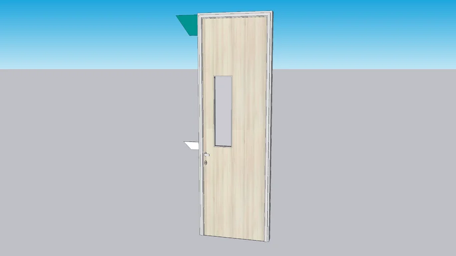 Porta reunião com Visor e comunicação Visual | 3D Warehouse