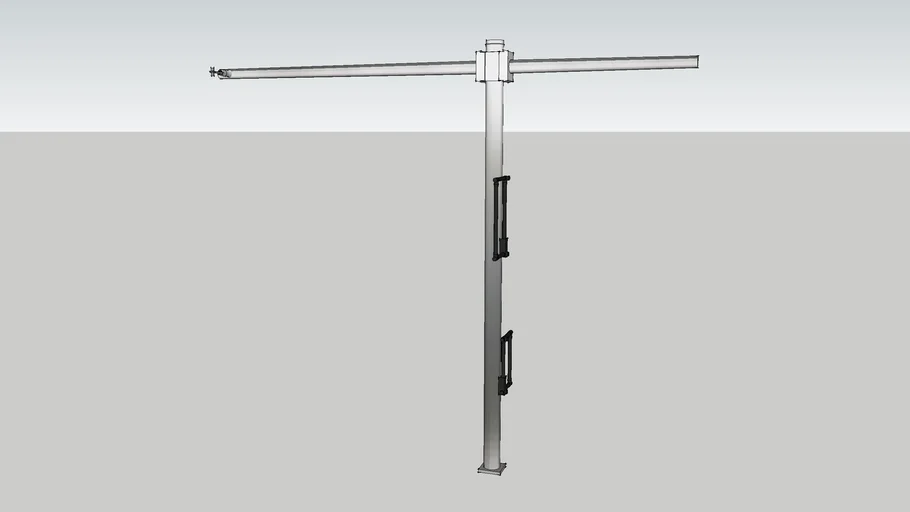 Left turn signal mast arm | 3D Warehouse