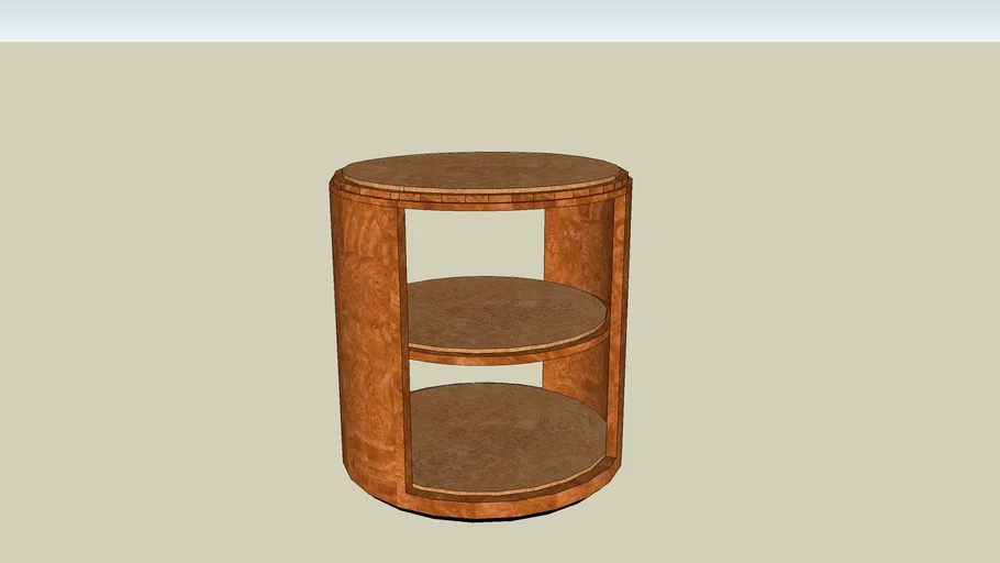 Round Deco Side Table | 3D Warehouse