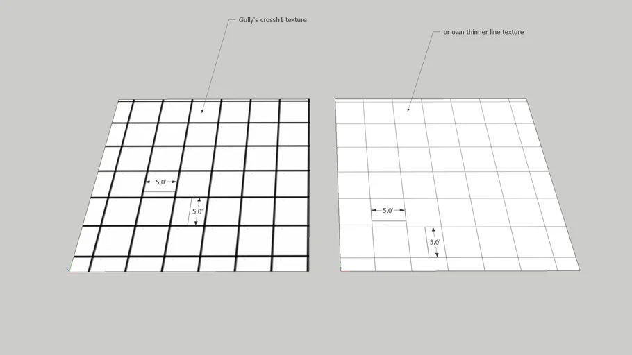 texture as grid | 3D Warehouse