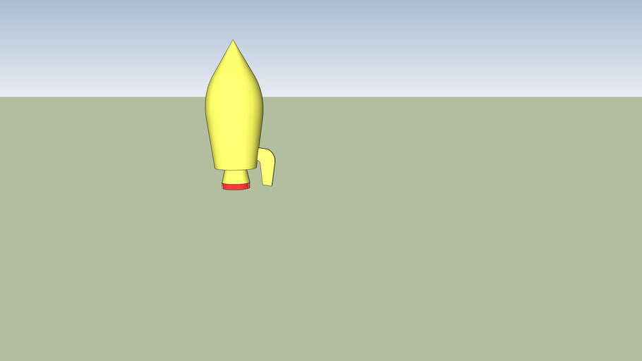 Yellow Rocket | 3D Warehouse