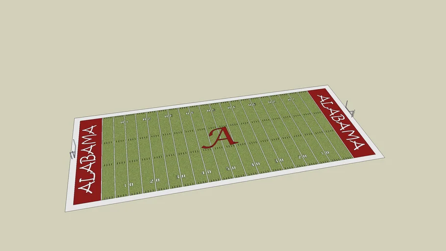 Alabama Football Field | 3D Warehouse