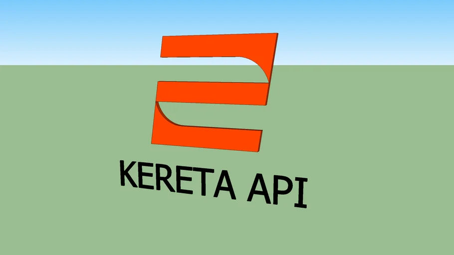 LOGO PT. KERETA API PERUMKA | 3D Warehouse
