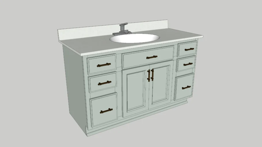 Bathroom Vanity | 3D Warehouse