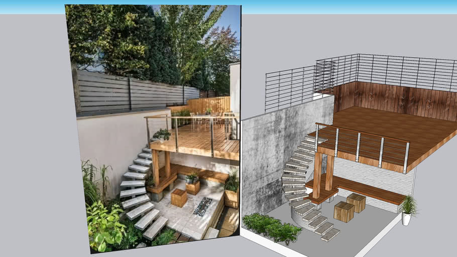 Terrace. | 3D Warehouse
