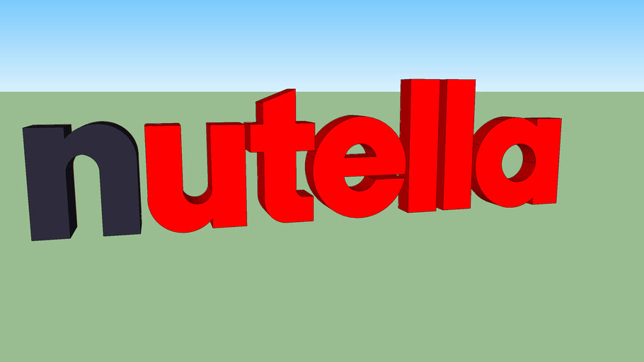 Nutella logo | 3D Warehouse