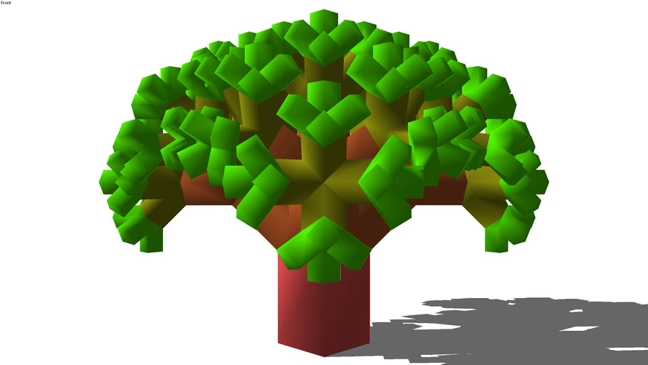 Smooth Pythagoras Tree | 3D Warehouse