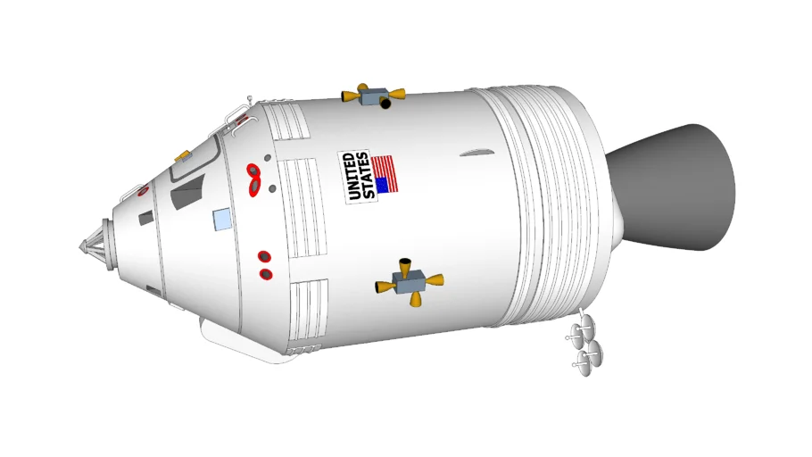 Apollo - Command & Service module | 3D Warehouse