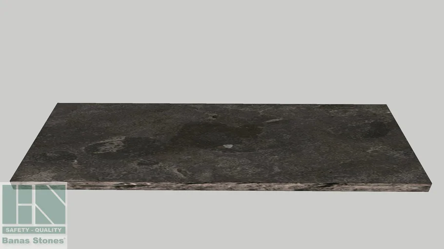 Banas Stones Natural Jumbo Slabs - 24' x 72' - Antique Black | 3D Warehouse