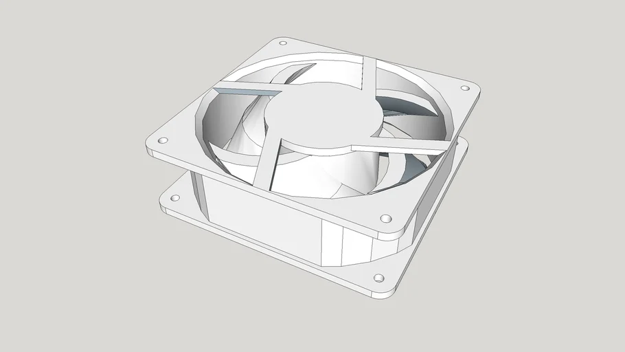 120mm fan (120x120x38) | 3D Warehouse