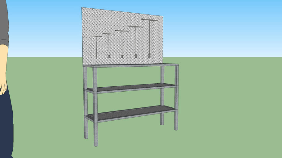 rak bengkel | 3D Warehouse