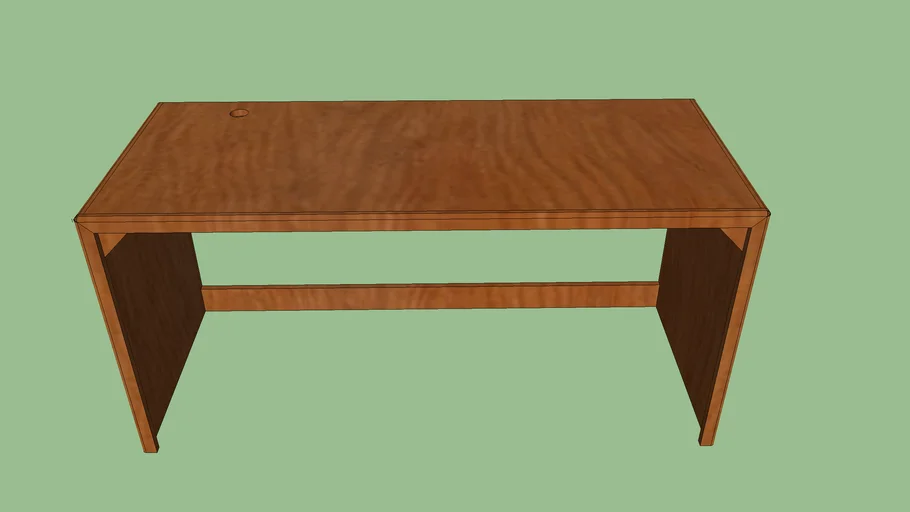 A nice simple desk | 3D Warehouse