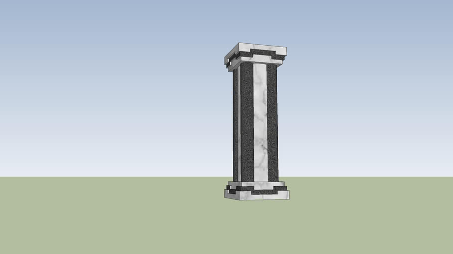 marble column | 3D Warehouse