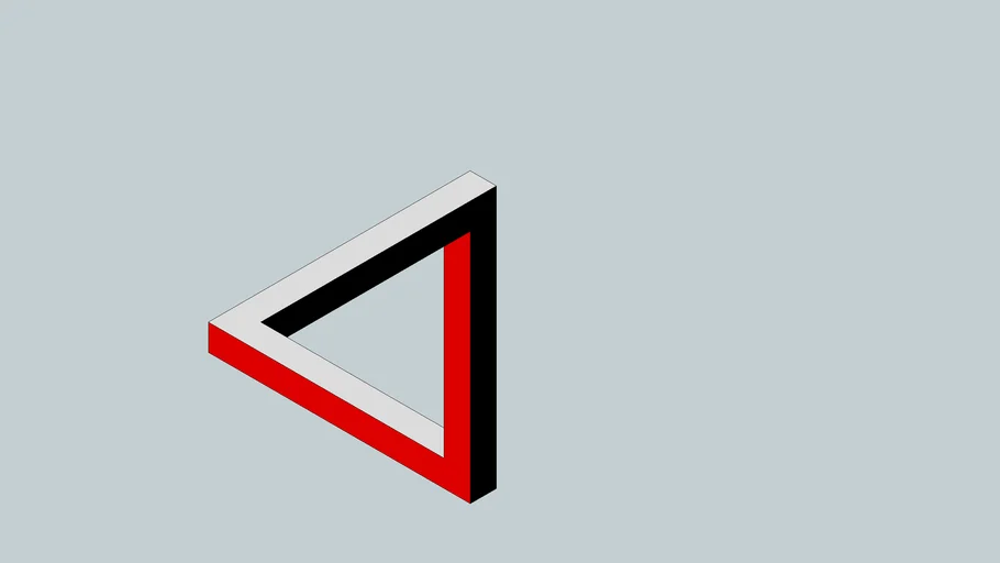 Impossible triangle | 3D Warehouse