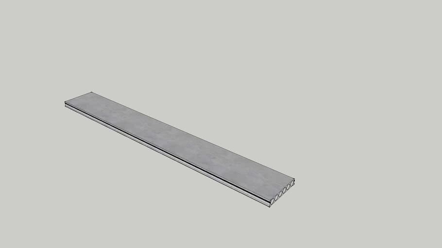 Ontelolaatta 200mm | 3D Warehouse