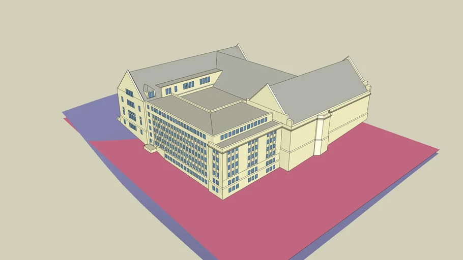 IU Franklin Hall - BL007 | 3D Warehouse
