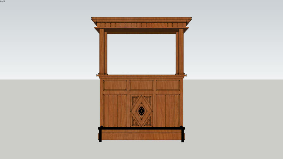 Mini Bar Table 3D Warehouse