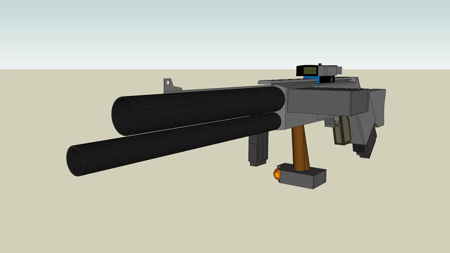 Law Enforcment gun(Riot Control) The RCW | 3D Warehouse