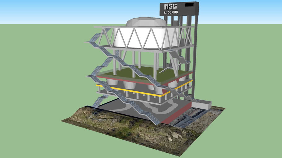 MVRDV Stacked Landscapes (EXPO 2000) | 3D Warehouse