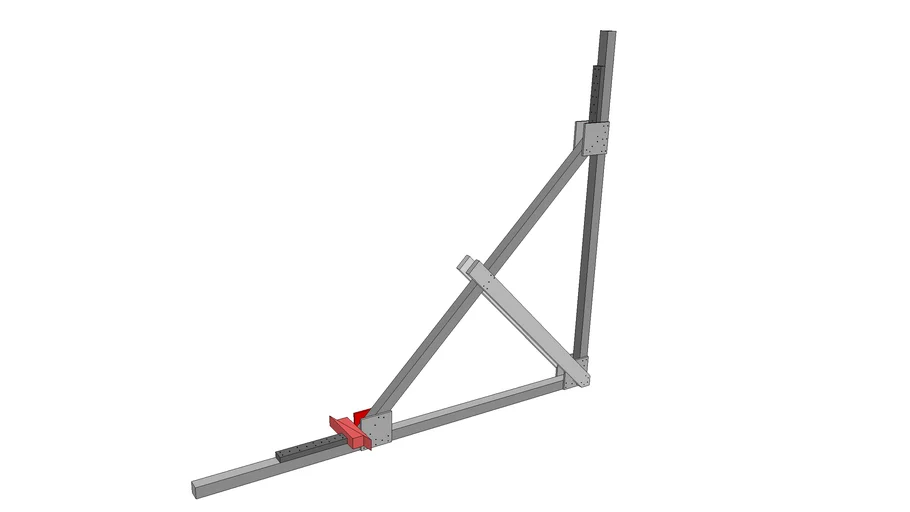 45 degree solid sole raker | 3D Warehouse