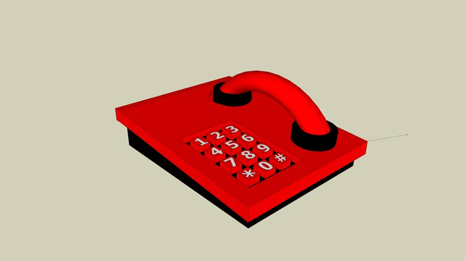 Red Phone | 3D Warehouse
