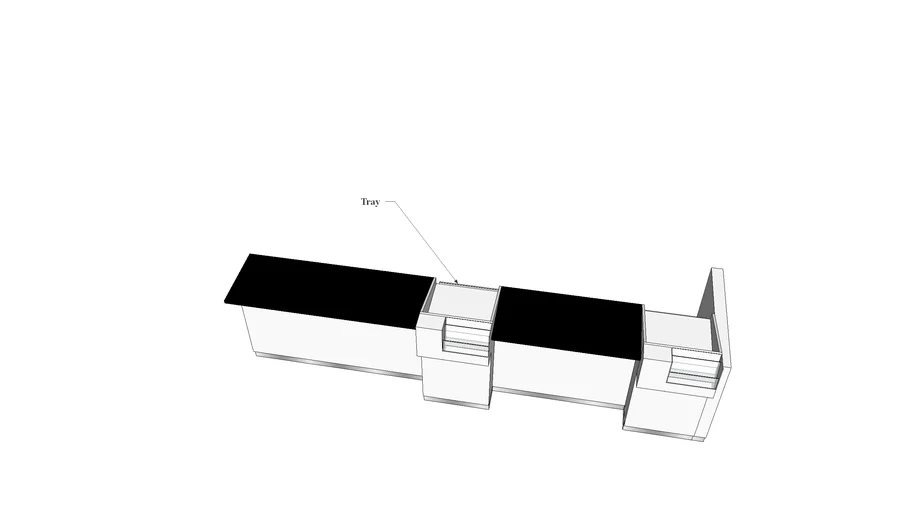 cashier counter | 3D Warehouse