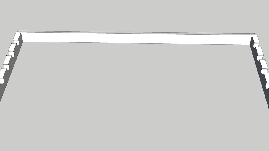 Fishing Rod Wall Rack | 3D Warehouse